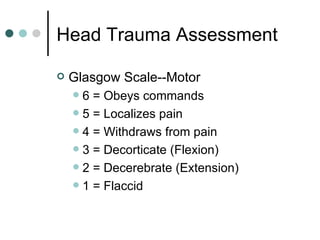 Prognostic factors in head injury | PPT