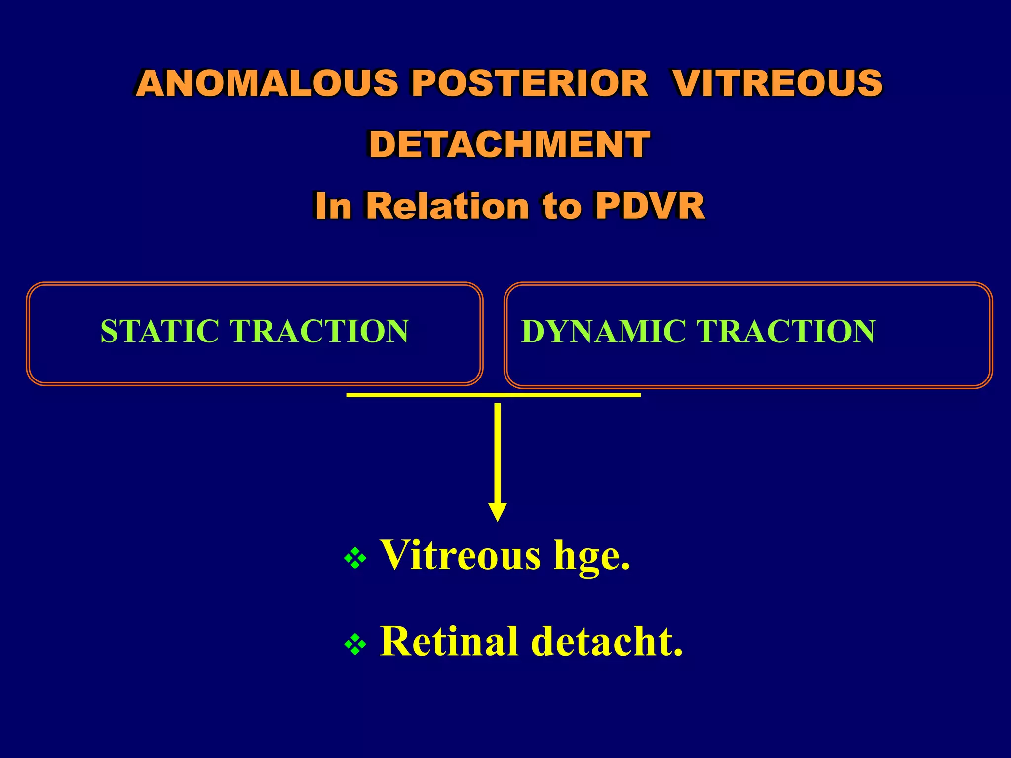 WHAT WE SHOULD DO FOR PROGRESSIVE COMPLICATIONS OF PDR INSPITE OF ...