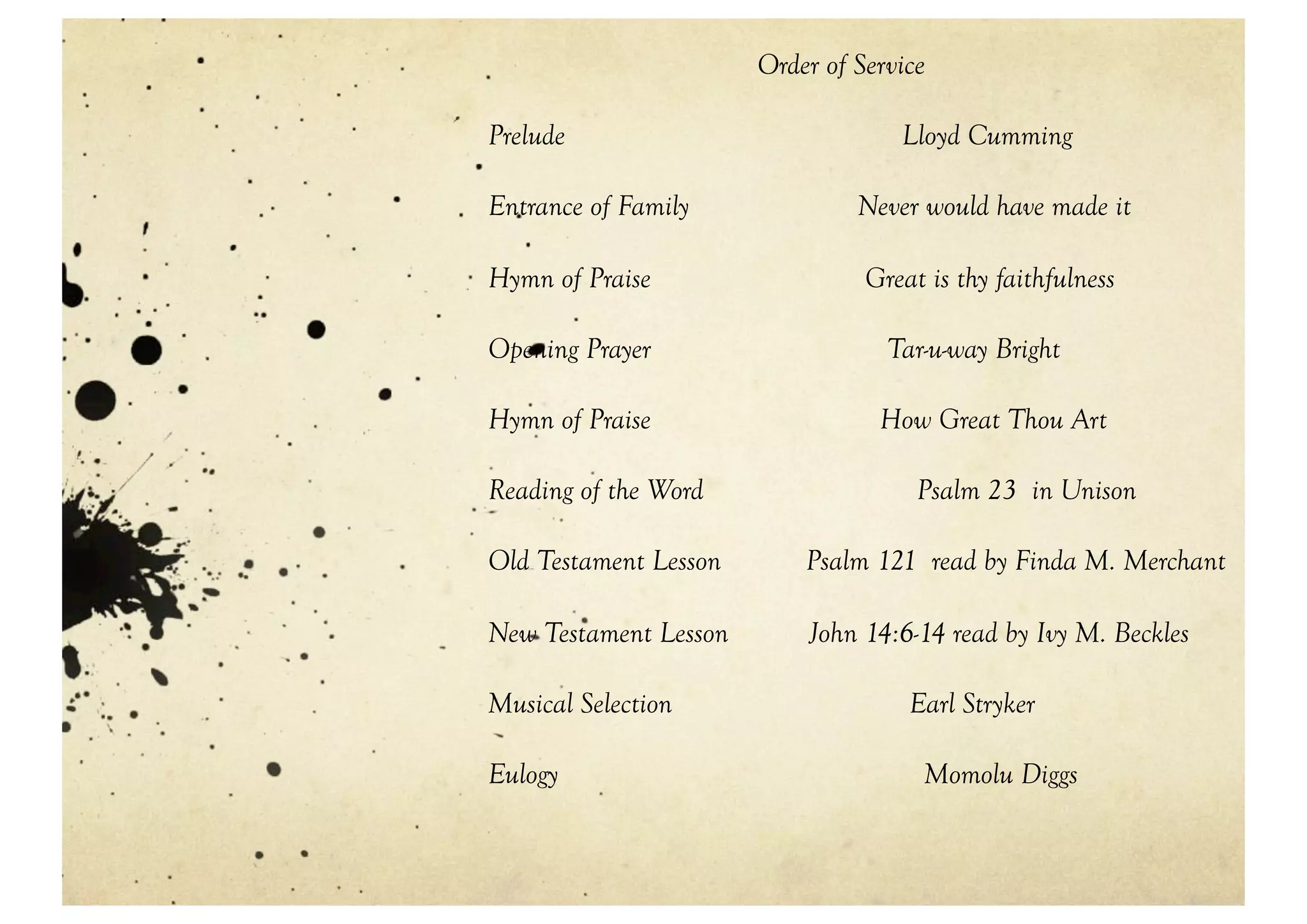 Rest In Peace Ernestine Wede Clark | PDF