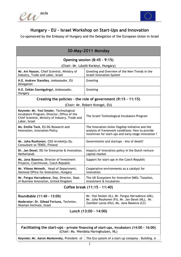 Conference Program | PDF