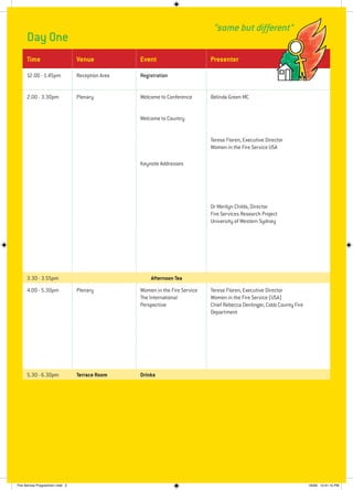 Women in Fire Fighting Program 2006, Sydney Australia | PDF | Women\'s ...