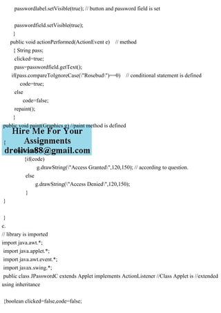 Program-a. library is importedimport java.awt.; import j.pdf ...