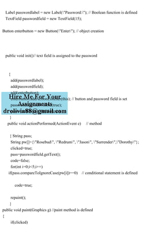 Program-a. library is importedimport java.awt.; import j.pdf ...