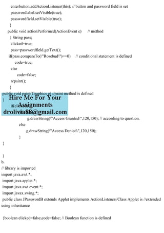 Program-a. library is importedimport java.awt.; import j.pdf ...