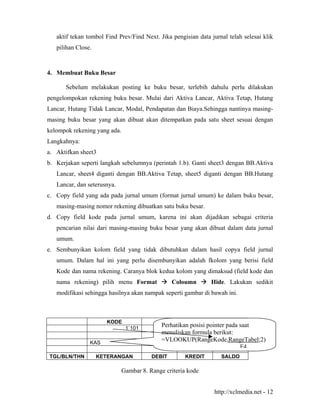 Program aplikasi-akuntansi-excel | PDF