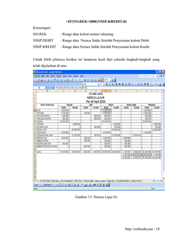 Program aplikasi-akuntansi-excel | PDF