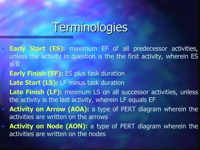 Program Evaluation and Review Technique | PPT