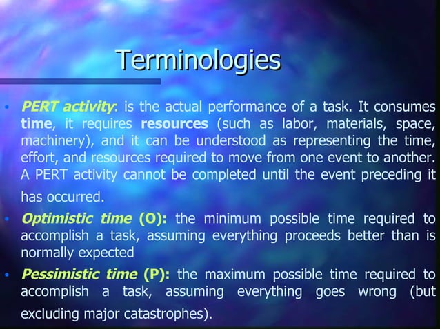 Program Evaluation and Review Technique | PPT