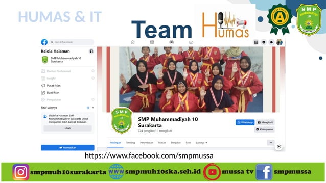 PROGRAM HUMAS 2023 2024 untuk SMP dengan contoh | PPTX