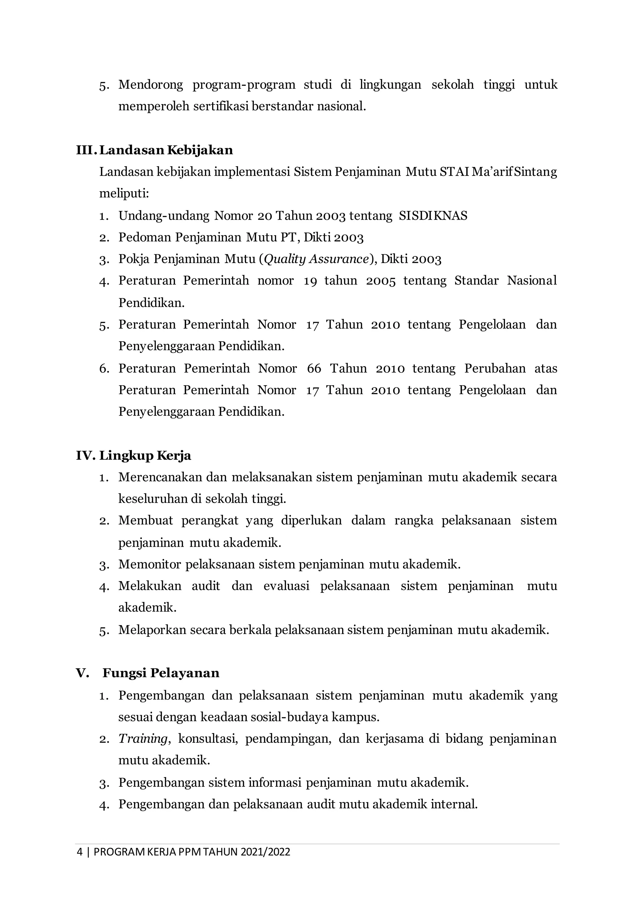 Program kerja-lpm-2016-2017 | PDF