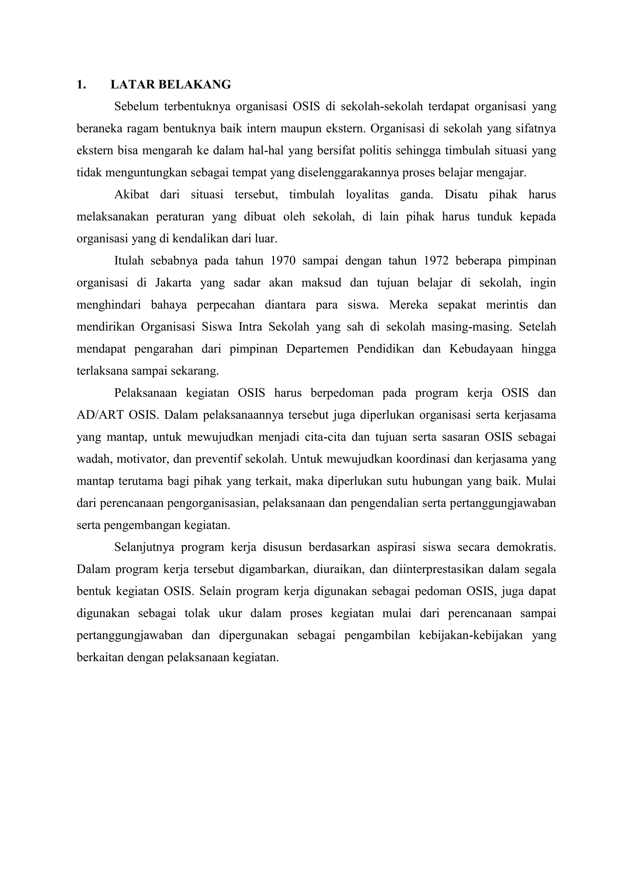 PROGRAM-KERJA-OSIS SMK SMA. pembinan osis | DOCX