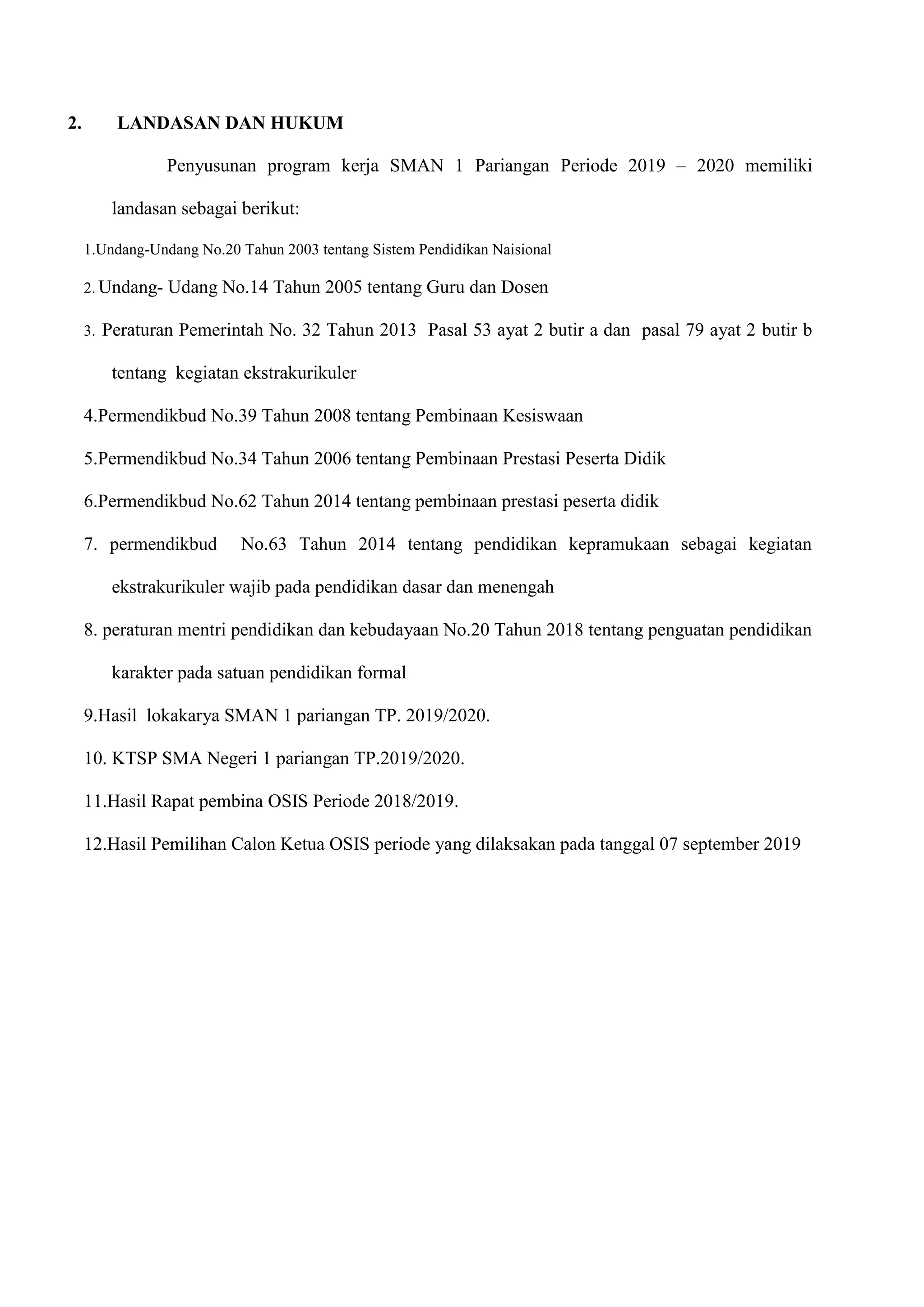 PROGRAM-KERJA-OSIS SMK SMA. pembinan osis | DOCX