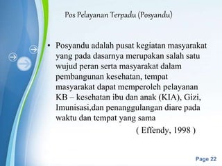 program kesehatan yang ada adi puskesmas | PPT | Free Download