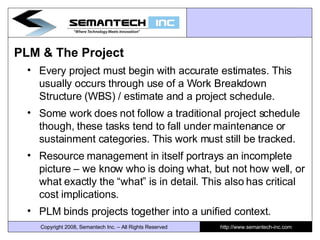 Program Lifecycle Management - The New PLM | PPT