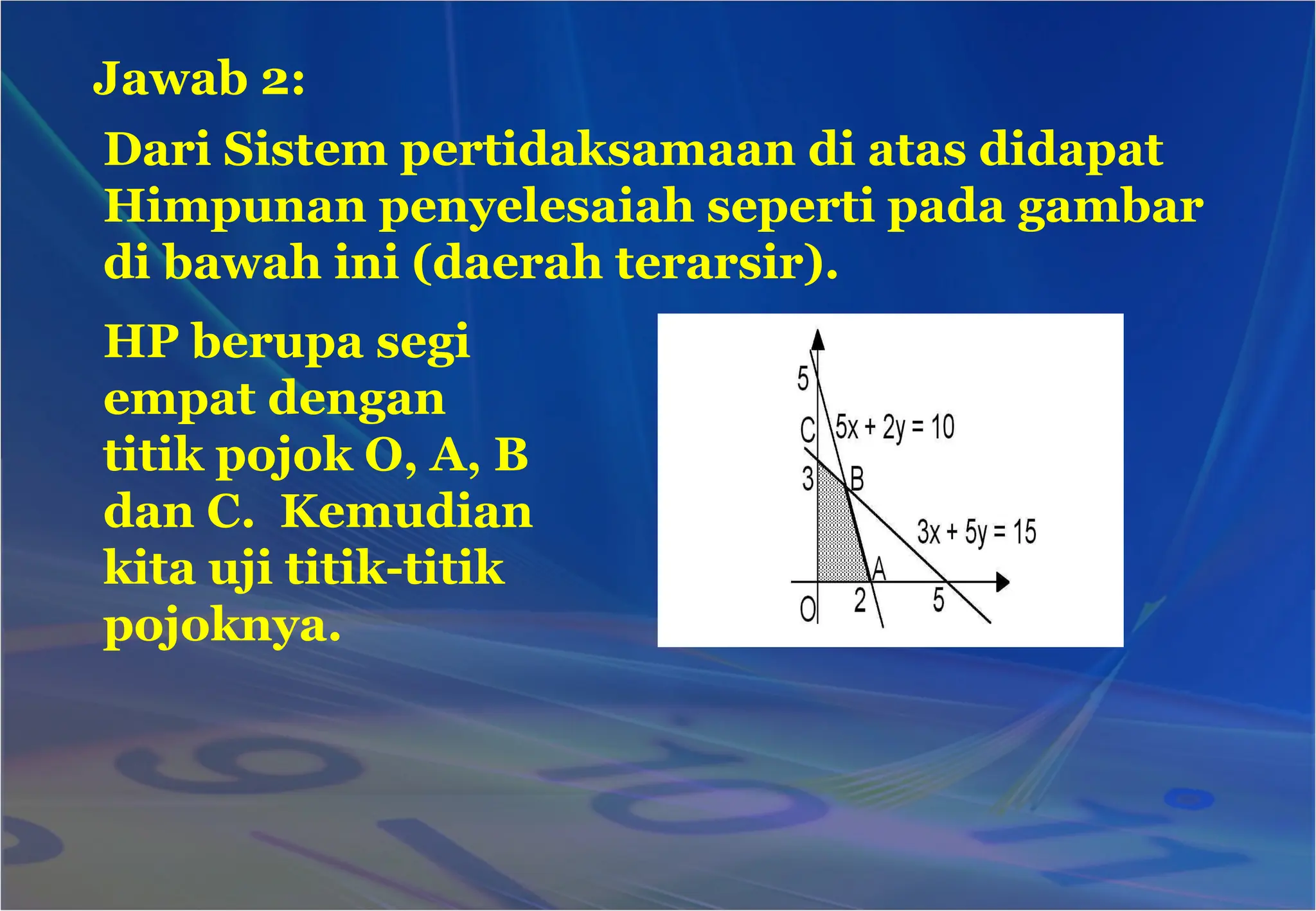 materi program linier matematika kelas xi | PPT