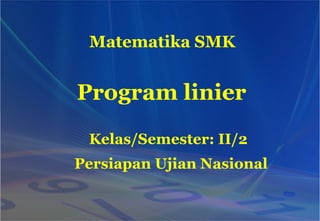 materi program linier matematika kelas xi | PPT