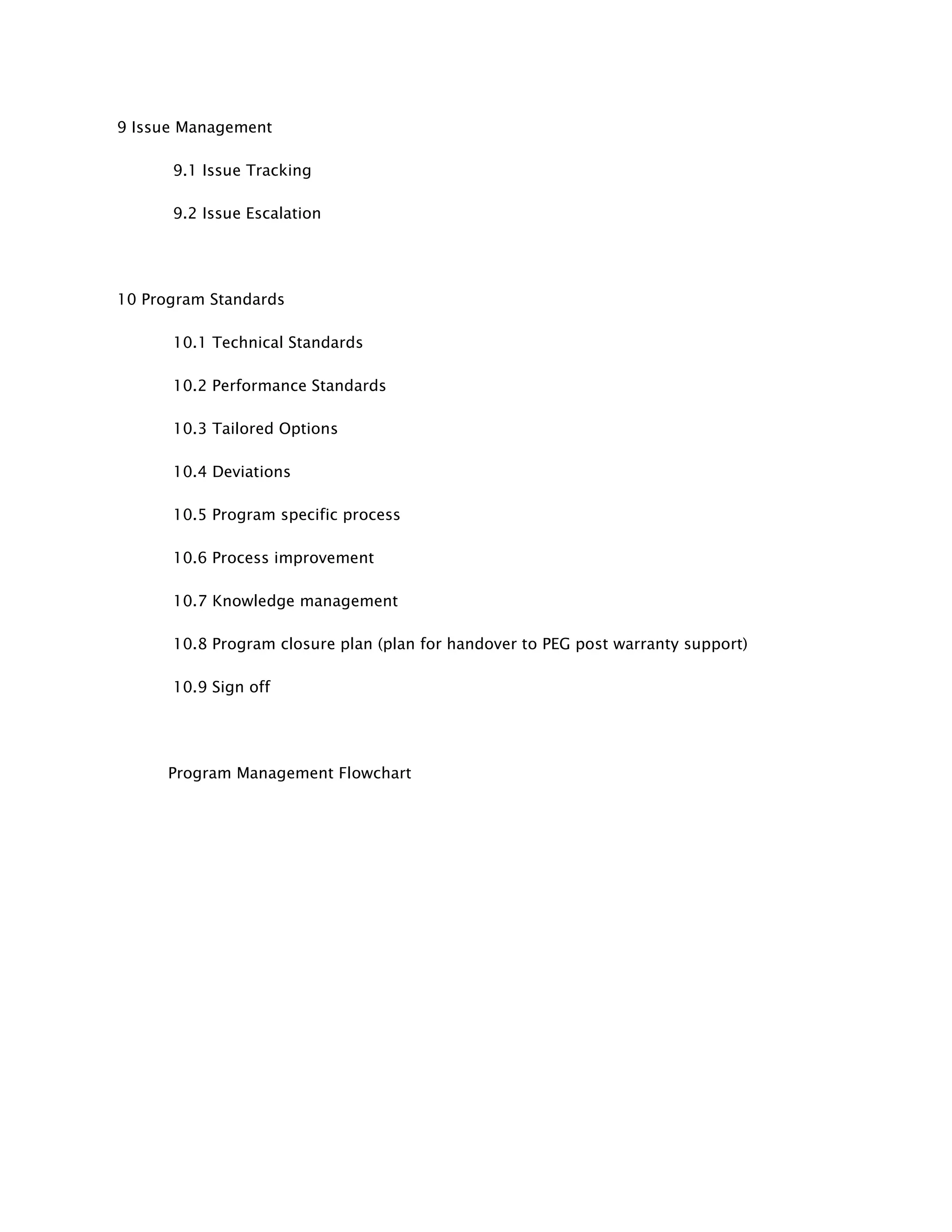 Program management-steps | PDF