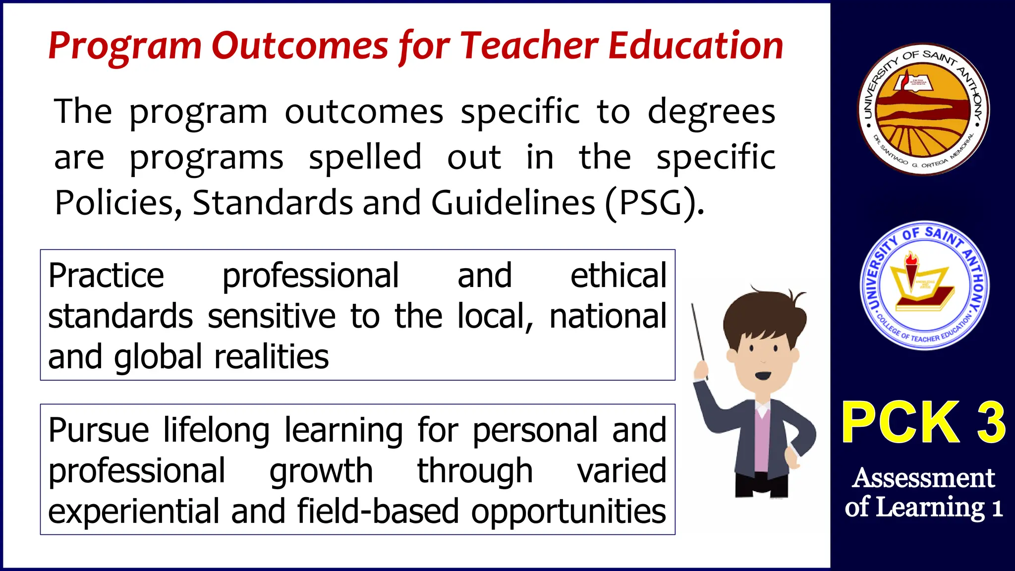 Program-Outcomes Presentation Education Based | PDF