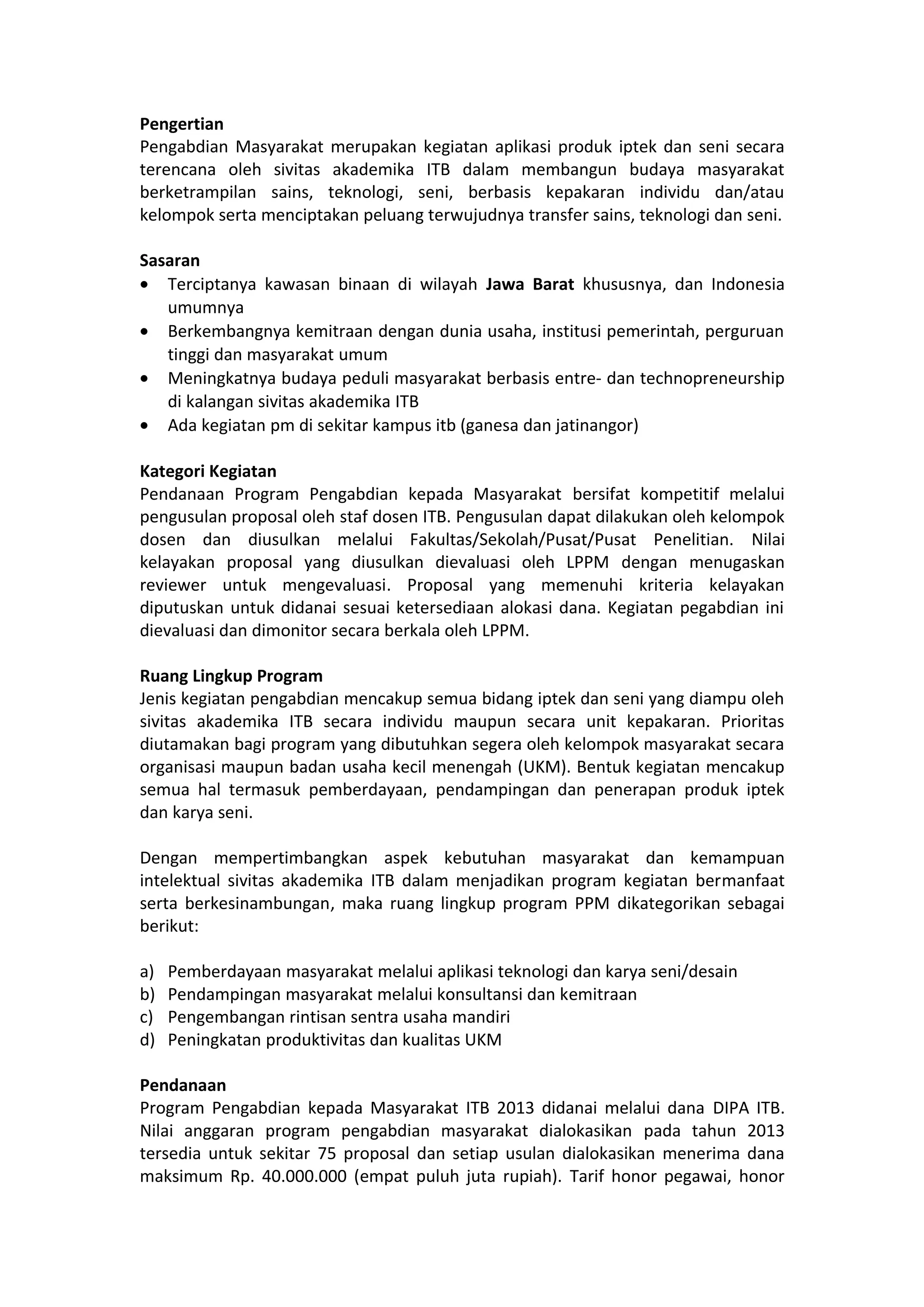 Program pengabdian-masyarakat | PDF