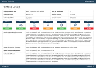 Program Portfolio Report | PDF