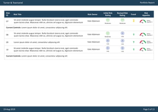 Program Portfolio Report | PDF