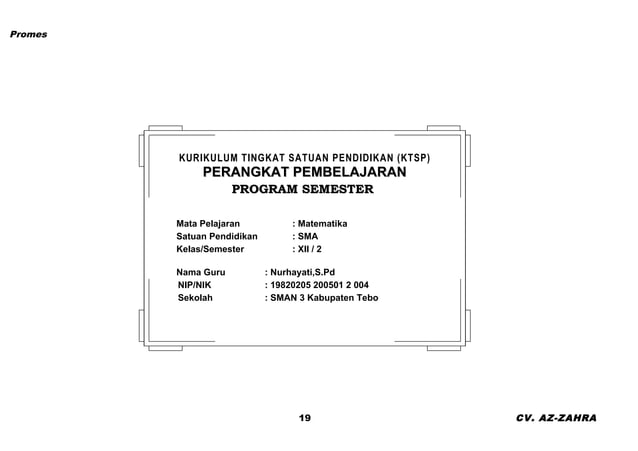 Program semester-matematika-kelas-xii-ipa-semester-2 nurhayati sma 3 | PPT