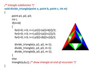 10CSL67 CG LAB PROGRAM 1 | PPT