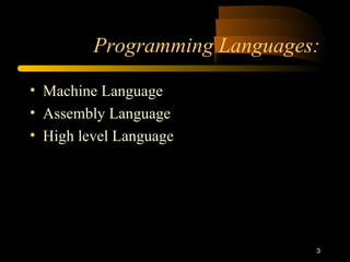Programming Language | PPT