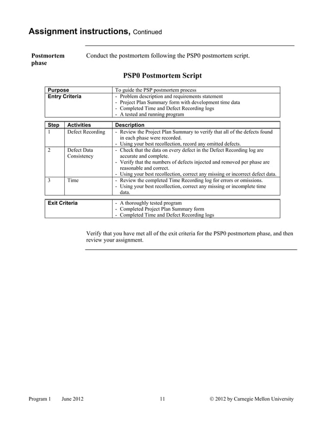 Program 1 assignment kit | PDF