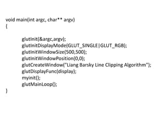 10CSL67 CG LAB PROGRAM 2 | PPT