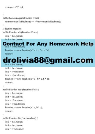 PROGRAM 2 – Fraction Class Problem For this programming as.pdf