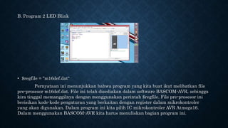 Program 2 lampu kedip | PPTX