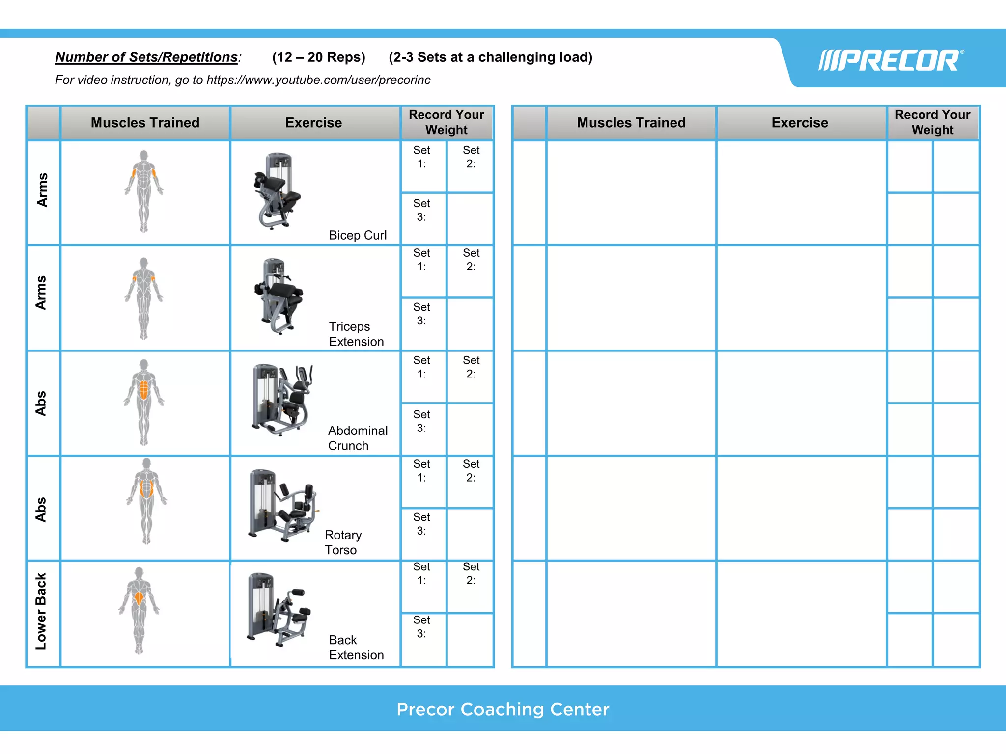 TOTAL BODY STRENGTH WORKOUT | PDF