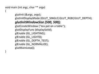 10CSL67 CG LAB PROGRAM 7 | PDF | Technology & Computing