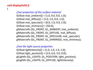 10CSL67 CG LAB PROGRAM 7 | PDF | Technology & Computing