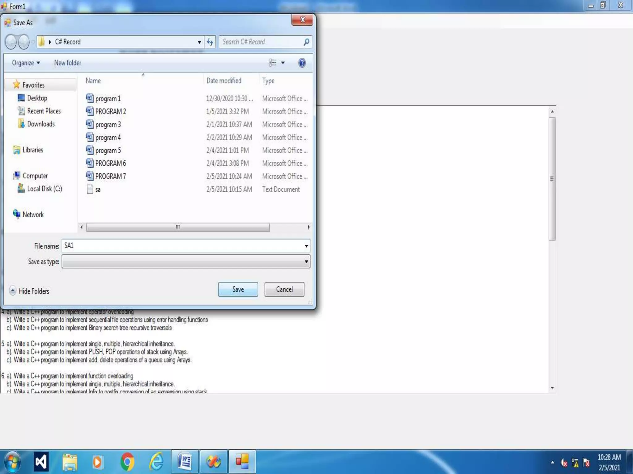 PROGRAMMING USING C# .NET - SARASWATHI RAMALINGAM | PPT