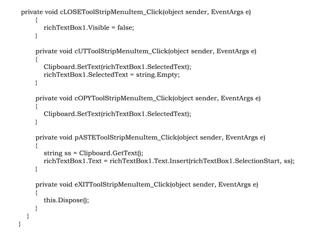 PROGRAMMING USING C# .NET - SARASWATHI RAMALINGAM | PPT
