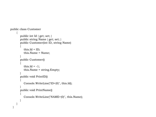 PROGRAMMING USING C# .NET - SARASWATHI RAMALINGAM | PPT