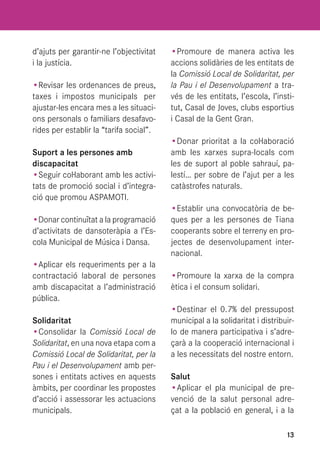 Programa de Govern 2011-2015 | PDF