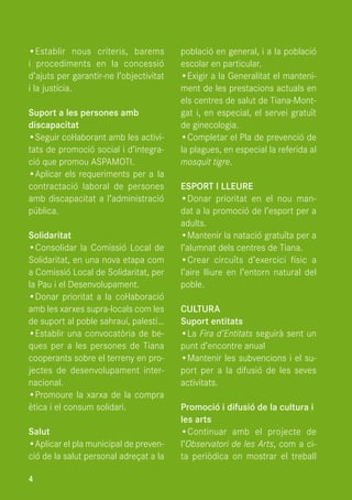 Programa de Govern 2011-2015 | PDF