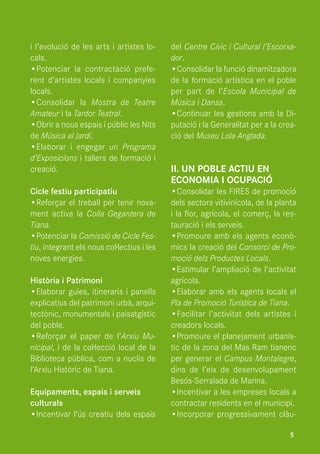 Programa de Govern 2011-2015 | PDF