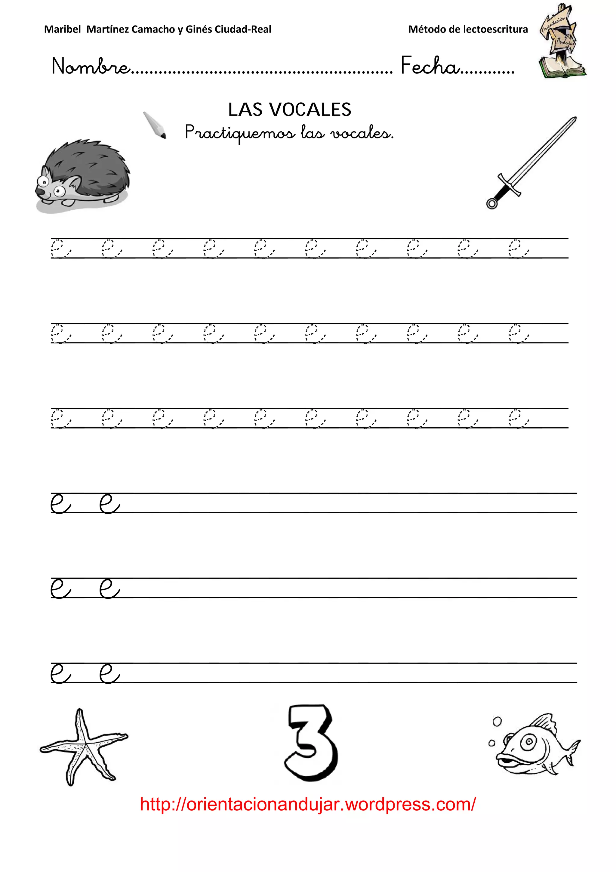 Programa de-lectoescritura-vocales-completo-orientacionandujar | PPT