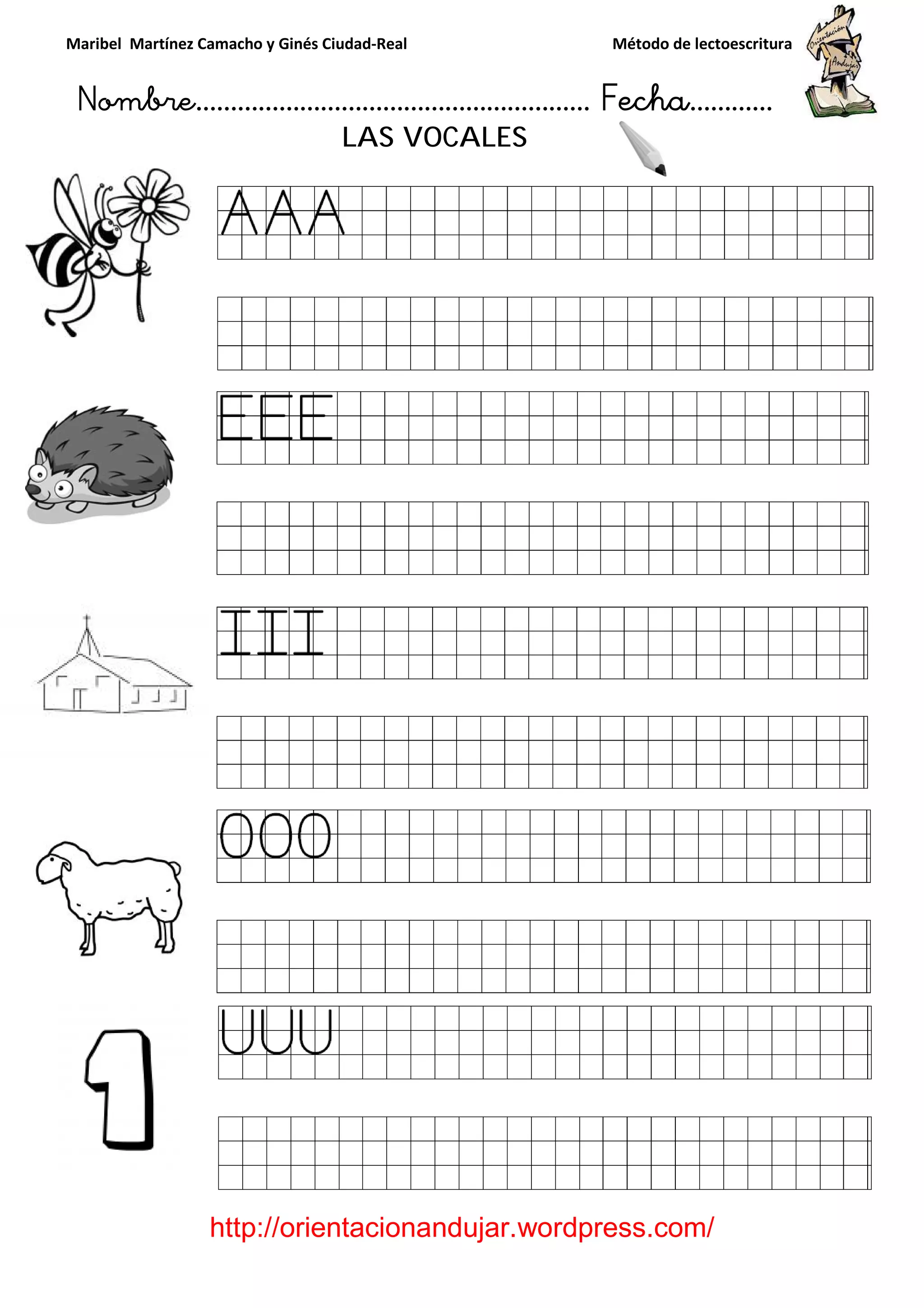Programa de-lectoescritura-vocales-completo-orientacionandujar | PPT