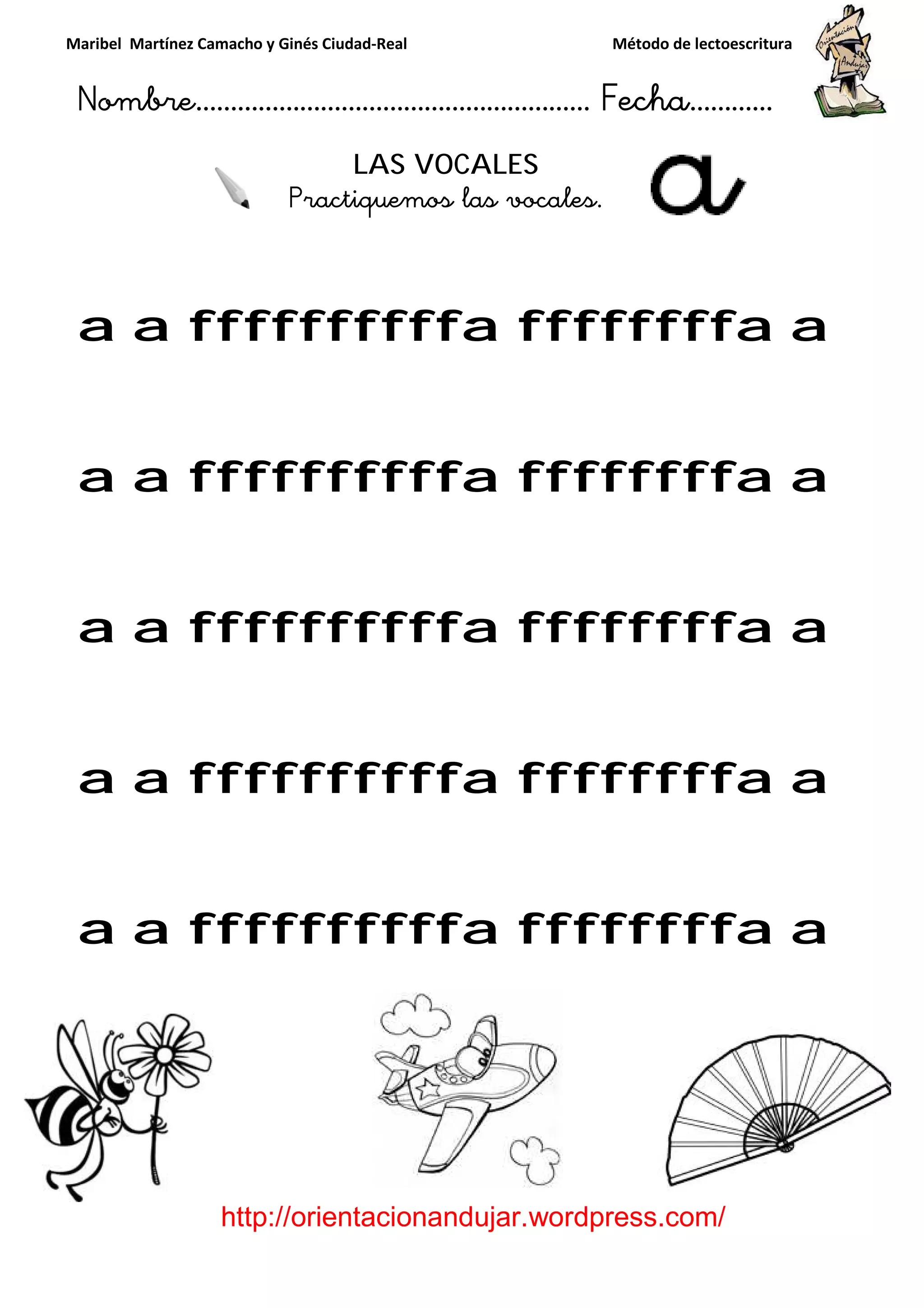 Programa de-lectoescritura-vocales-completo-orientacionandujar | PPT