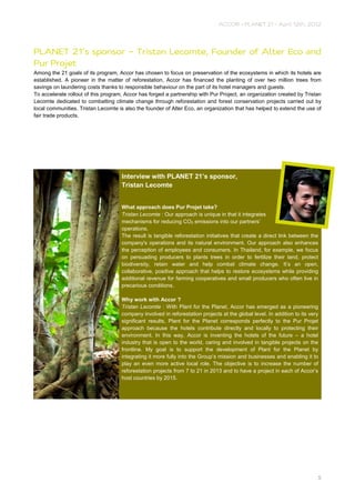 Programa de-sustentabilidade-planet-21-da-rede-accor | PDF