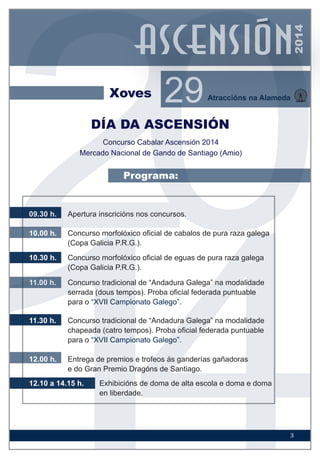 Programa Ascension 2014 | PDF