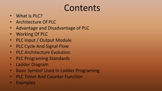 Programmable Logic Controller | PPT