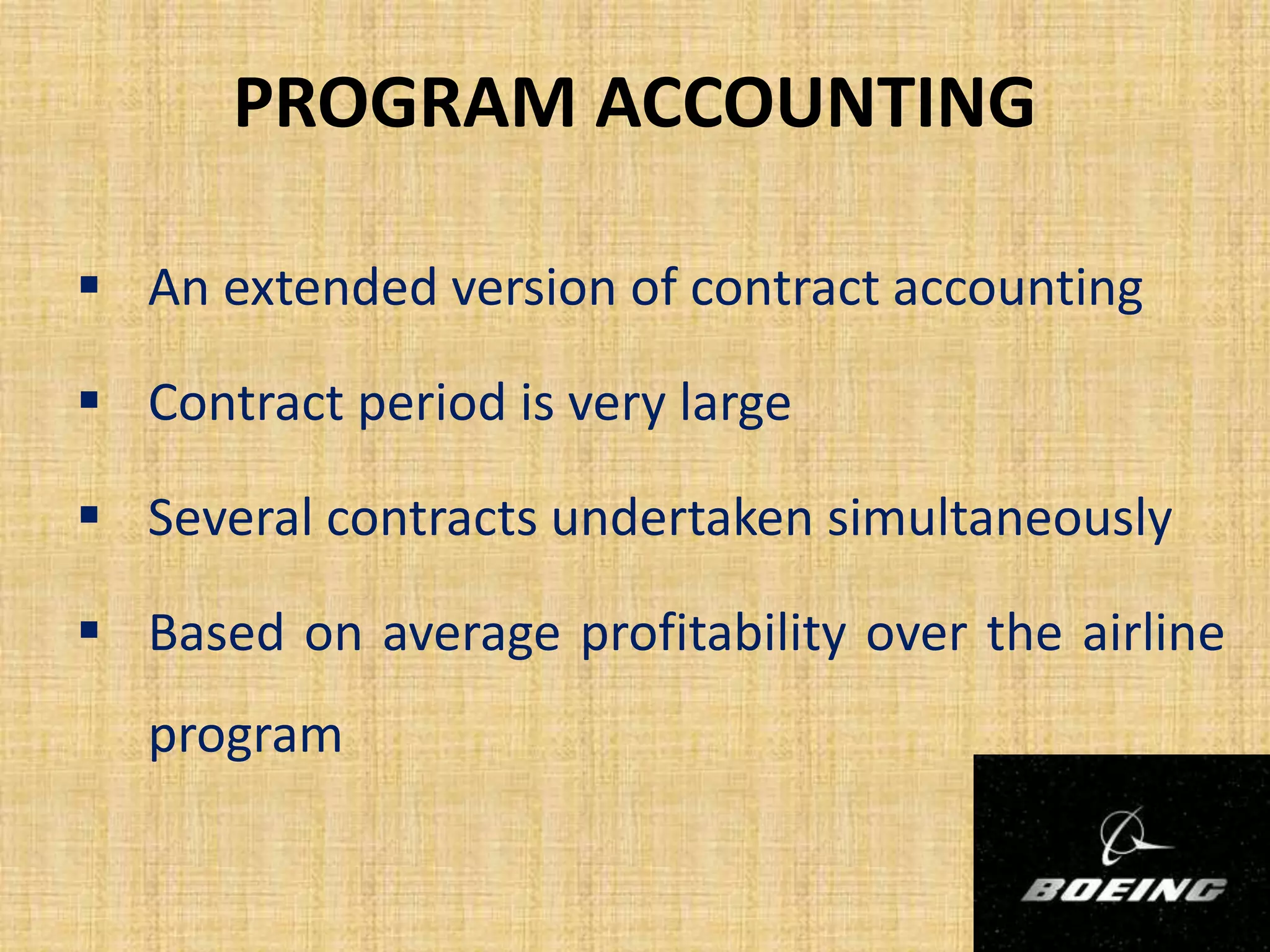 Program accounting | PPT