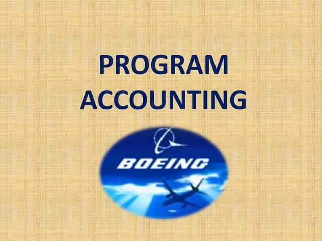 Program accounting | PPTX | Business Accounting & Finance | Business