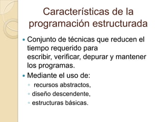Programación estructurada | PPSX